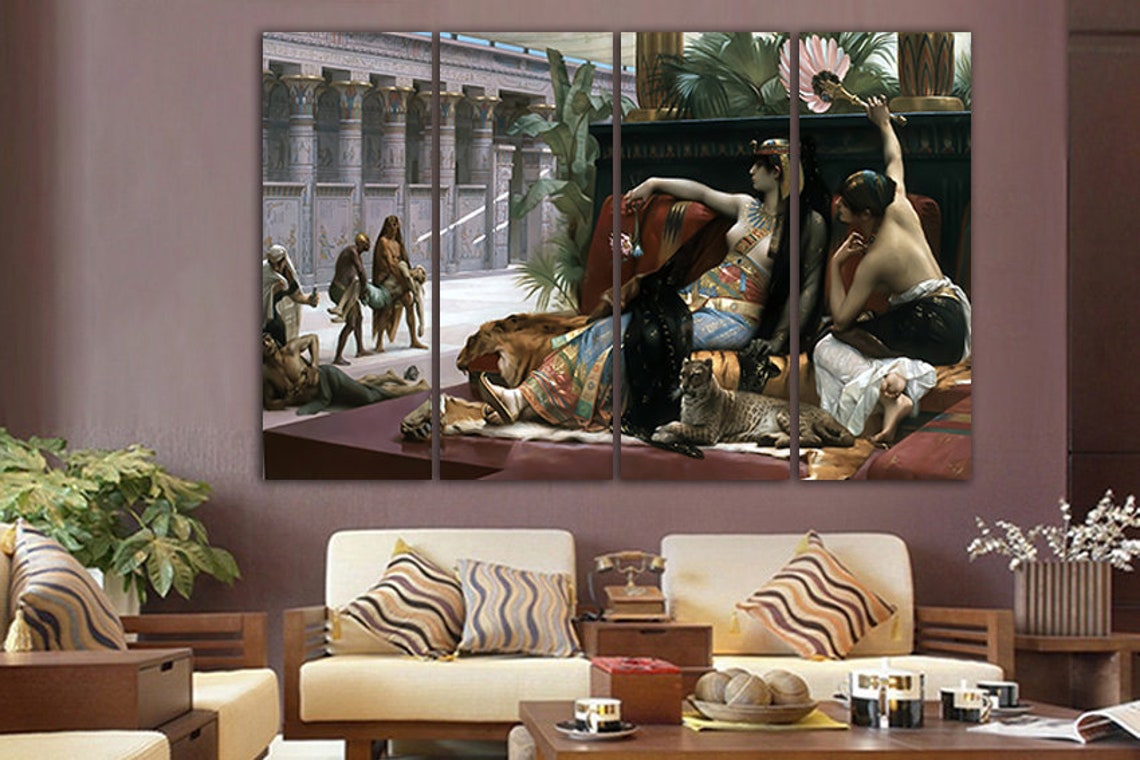 Cleopatra Wall Art Alexandre Cabanel Print on Canvas Testing - Etsy