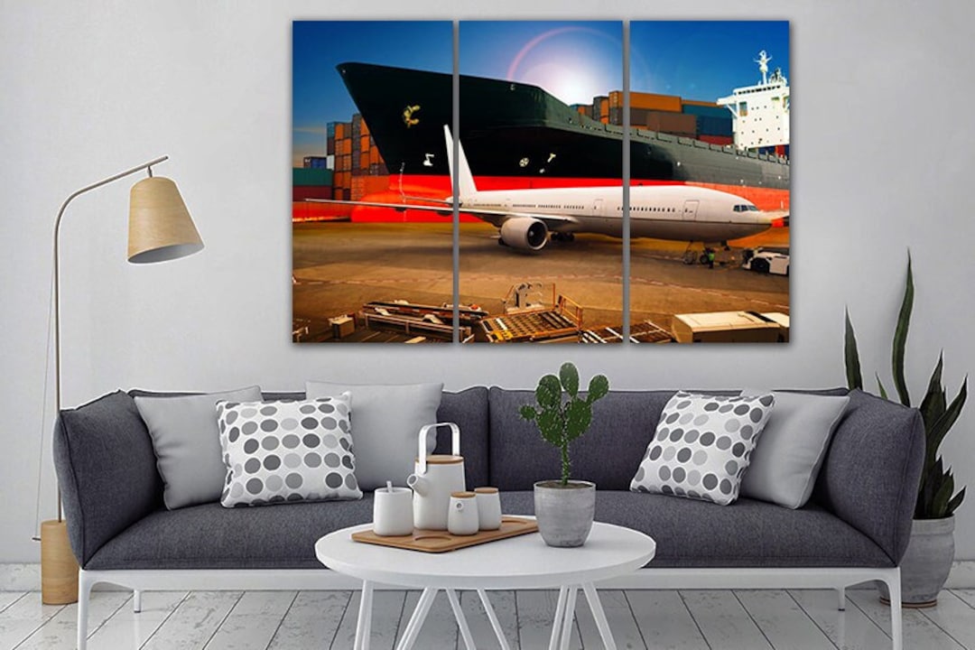 Transportation and Logistics for Wall Decor Airplanes Wall Art Ships ...