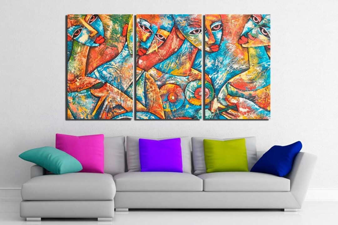 Abstraction Canvas Philosophy Art Aesthetic Room Decor Piece of Art ...