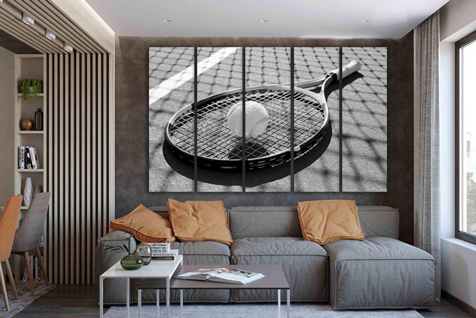 Tennis Canvas Tennis Player Art Sports Art Prints Game Wall | Etsy
