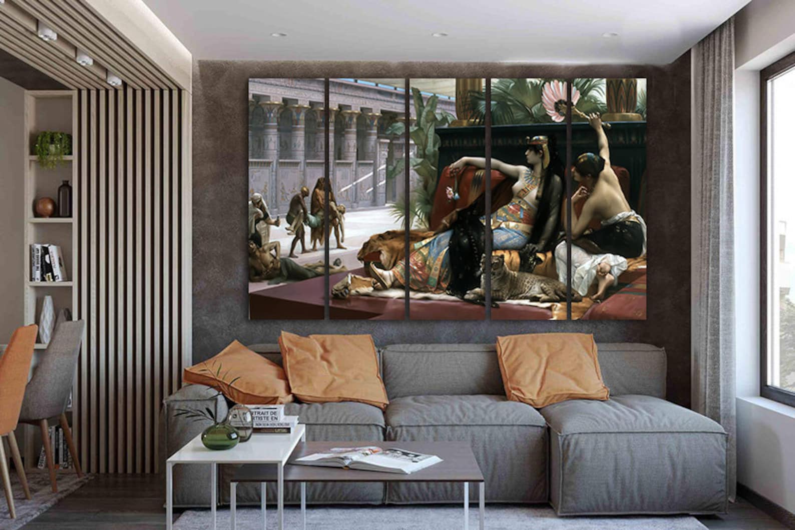 Cleopatra Wall Art Alexandre Cabanel Print on Canvas Testing - Etsy