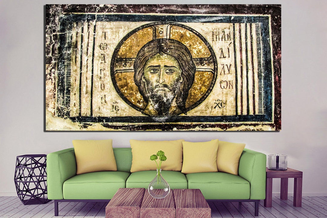 Religious Canvas Religious Wall Art Iconography Art Jesus Wall Art ...