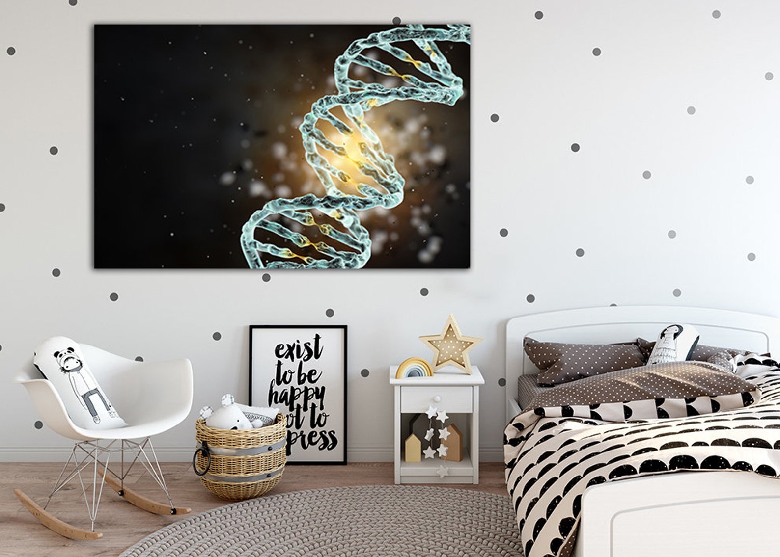Dna Canvas Set Wall Art Canvas Science Decor Medical Anatomy - Etsy