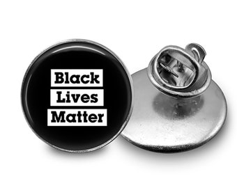 Black Lives Matter Raised Fist Pin 3D Printed BLM Social Justice Racial ...