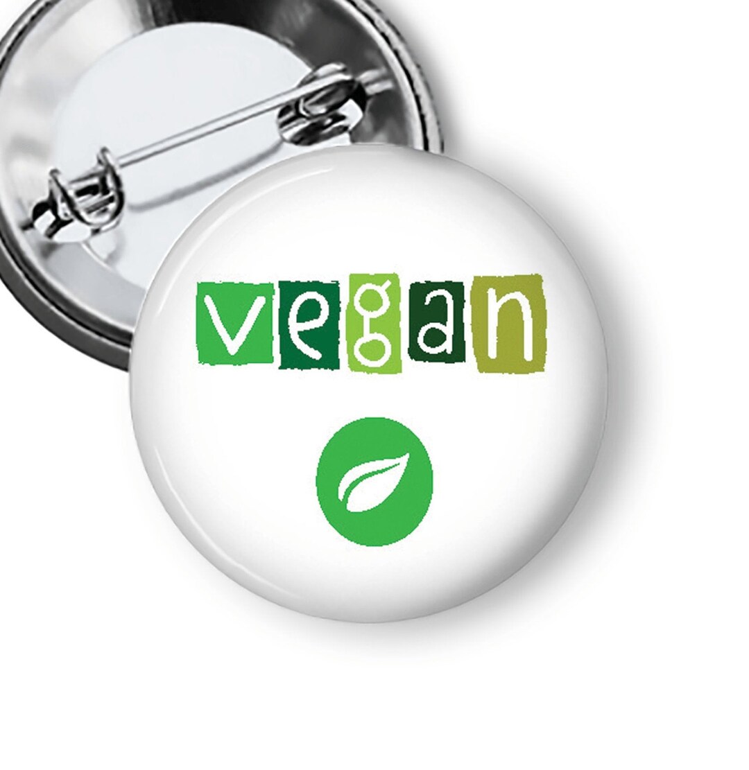 Vegan Pin Badge Pinback Button B77 - Etsy