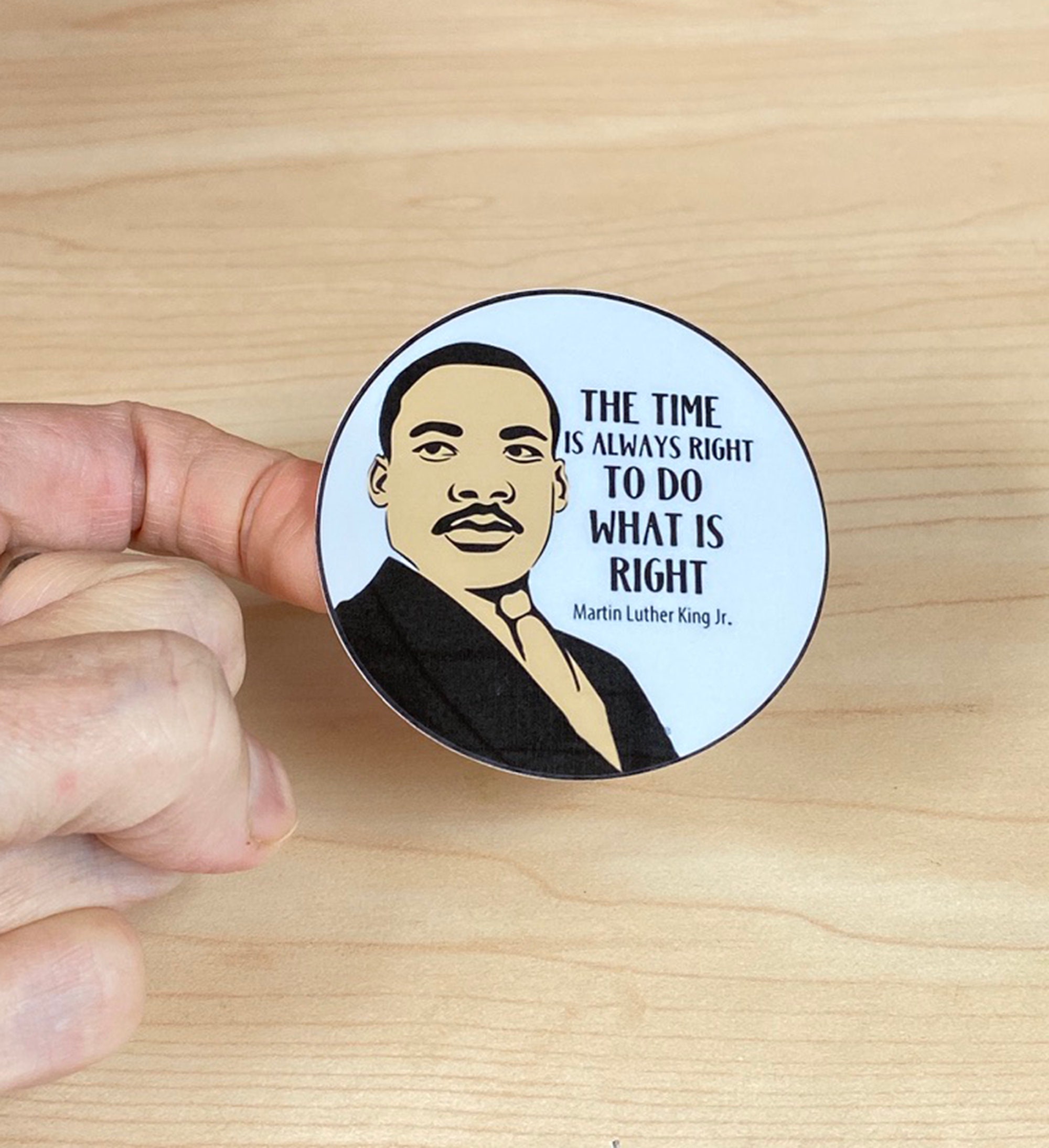 MLK Quote Sticker: Martin Luther King Sticker, Black History Decal for ...