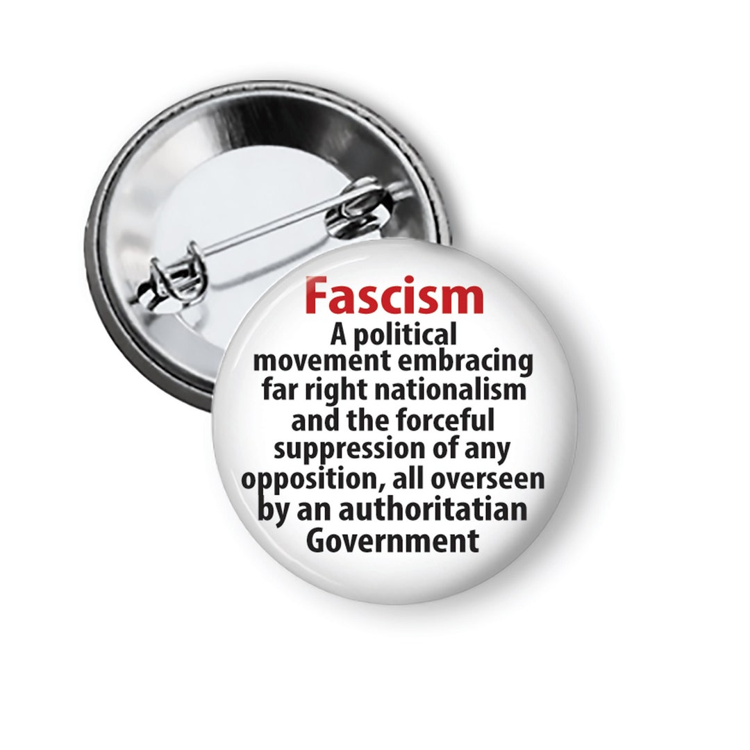 Resist Fascism Pin Antifa Pin Anti Trump Buttons Resistance Pins ...