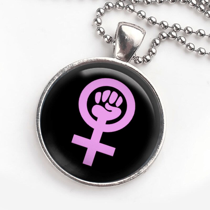 Woman Power Symbol Necklace - Etsy