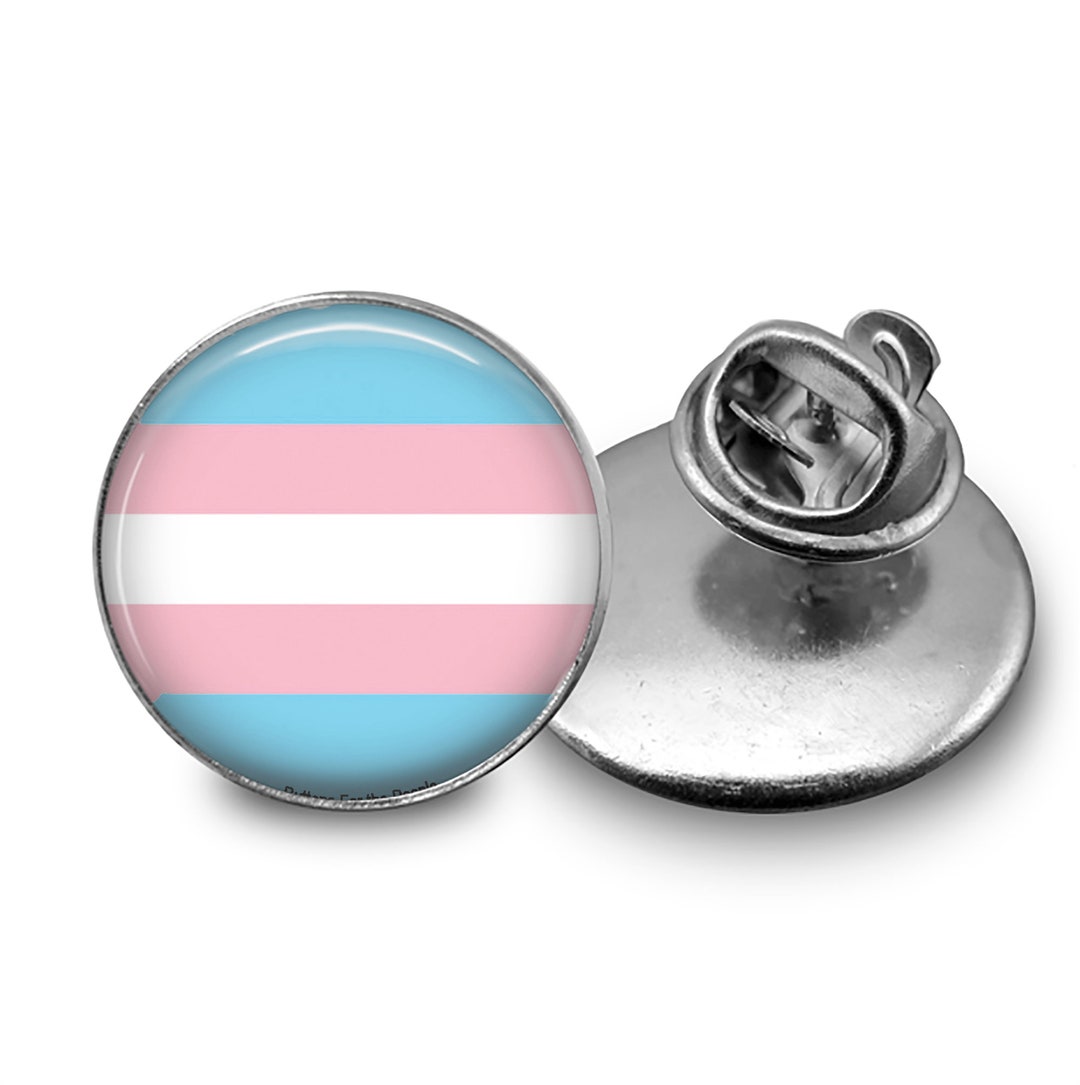 Transgender Flag Lapel Pin Small LGBTQ Trans Flag Pins - Etsy