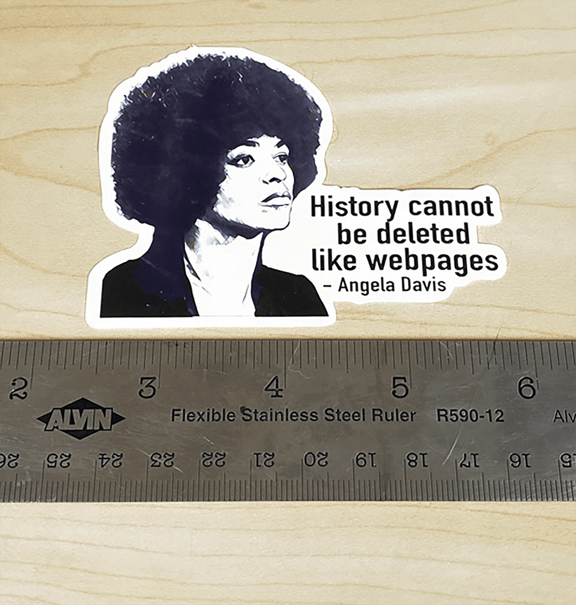 Angela Davis Quote Sticker Black Lives Matter BLM Movement | Etsy