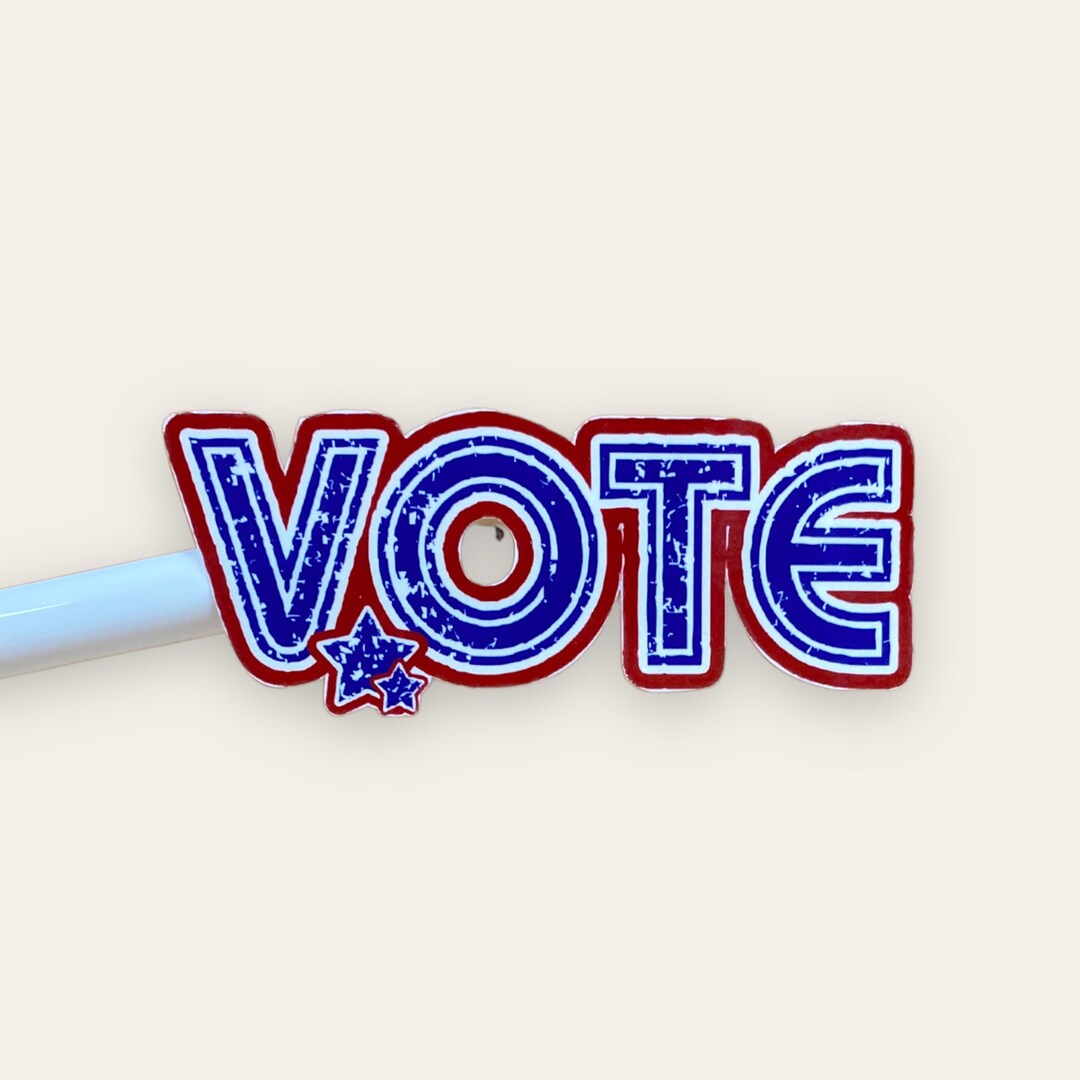 Vote Sticker Campaign Political Stickers GOTV Waterproof - Etsy