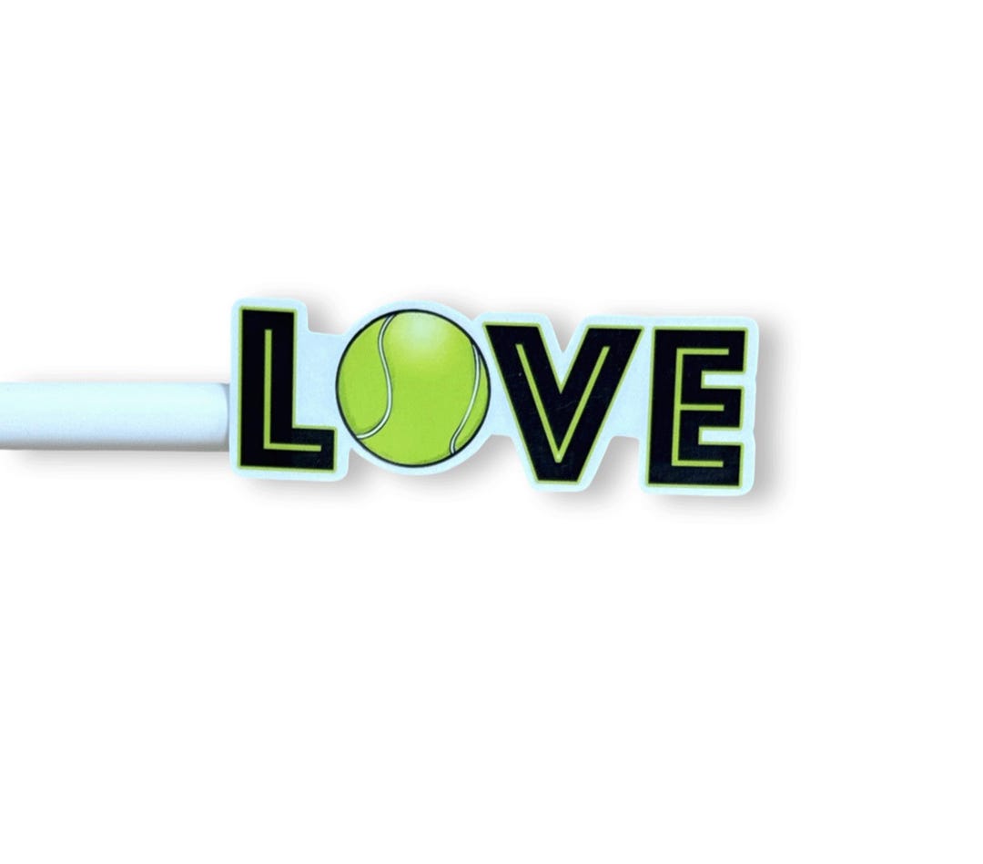 Tennis Sticker: Love Tennis Sticker for Tennis Players and Fans, Great ...