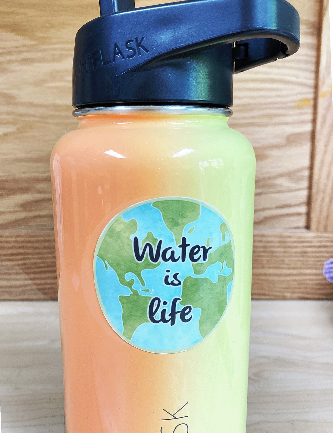 Water is Life Sticker Save Planet Water Conservation Environmental ...