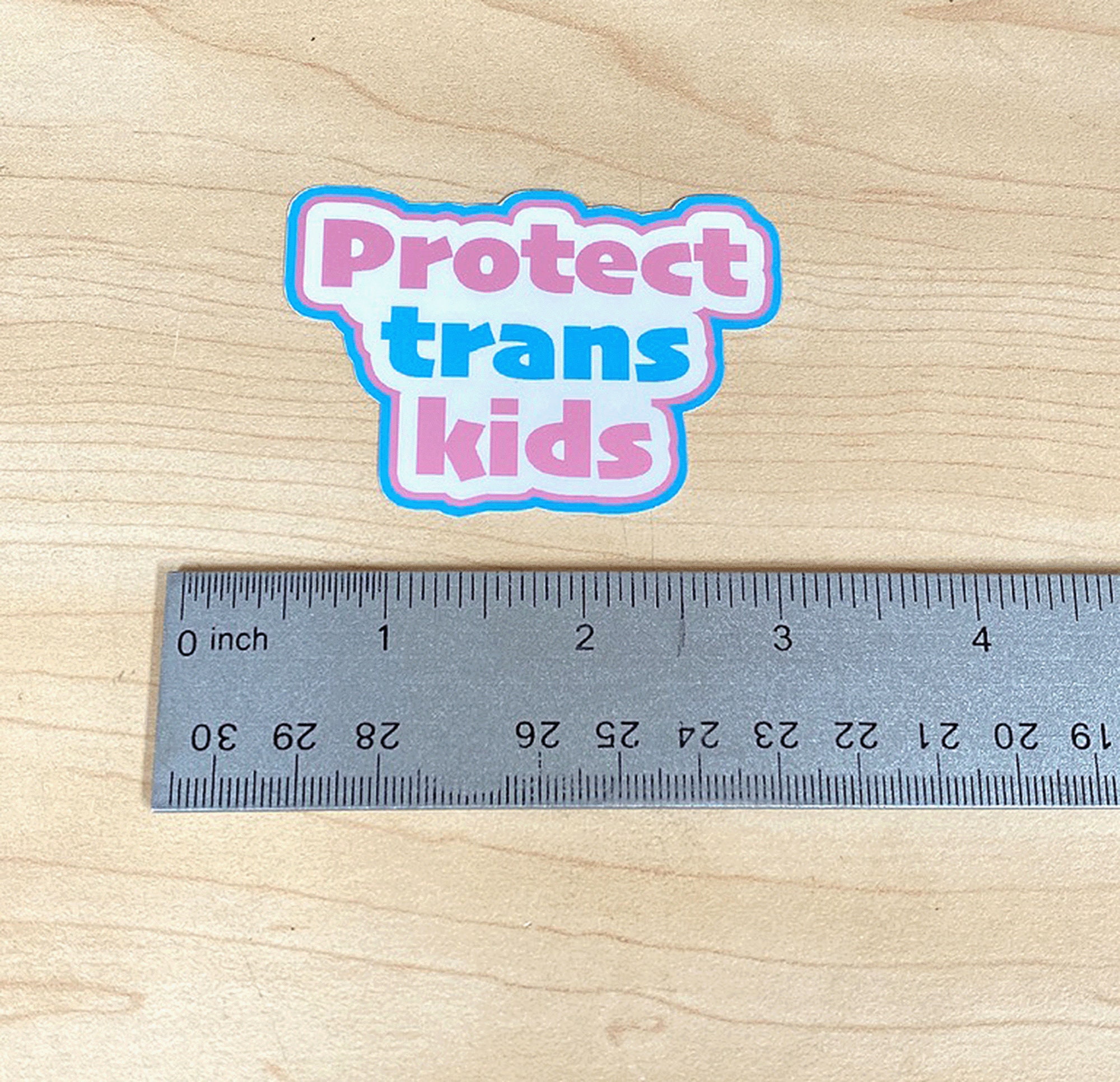Protect Trans Kids Sticker LGBTQIA Ally Waterproof Decal - Etsy