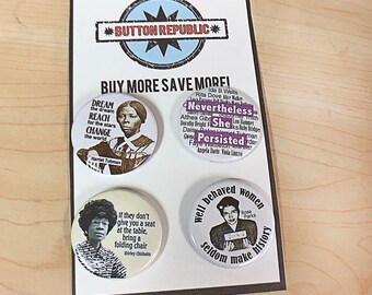 Harriet Tubman Black History Pins Buttons B49 - Etsy