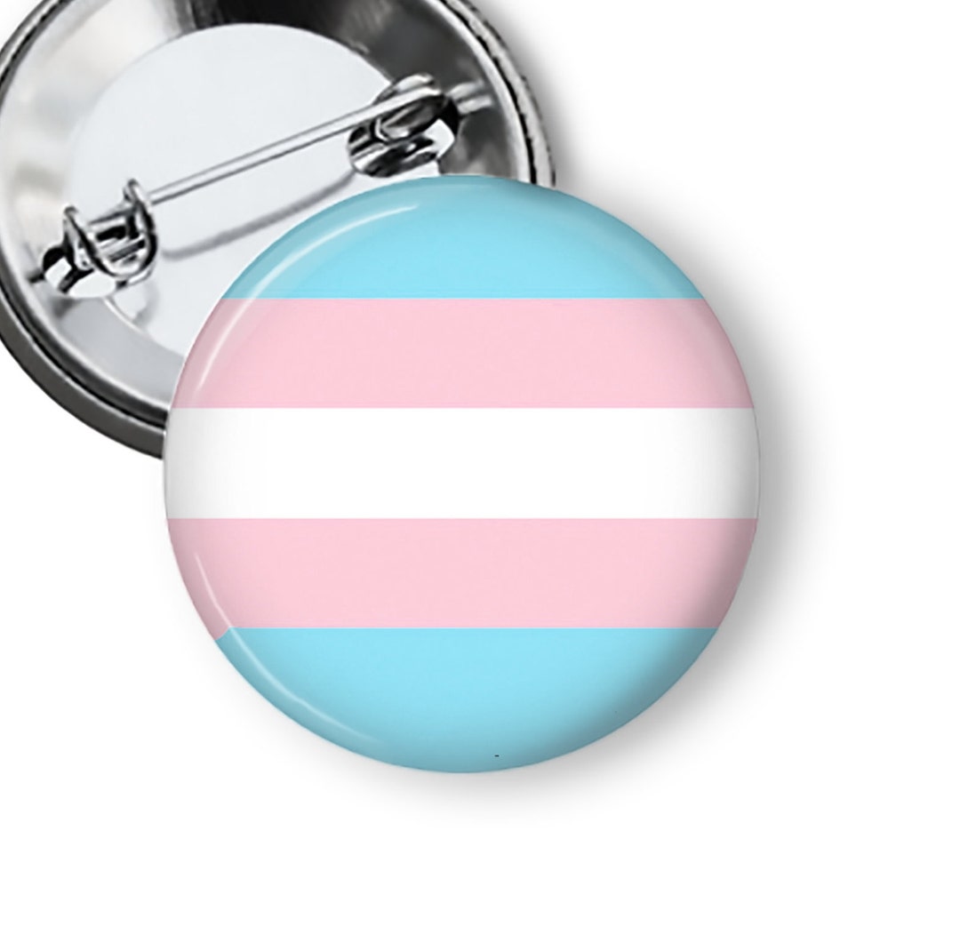 Transgender Flag Pin LGBTQIA Pin Pinback Button Badge Magnet B55 - Etsy