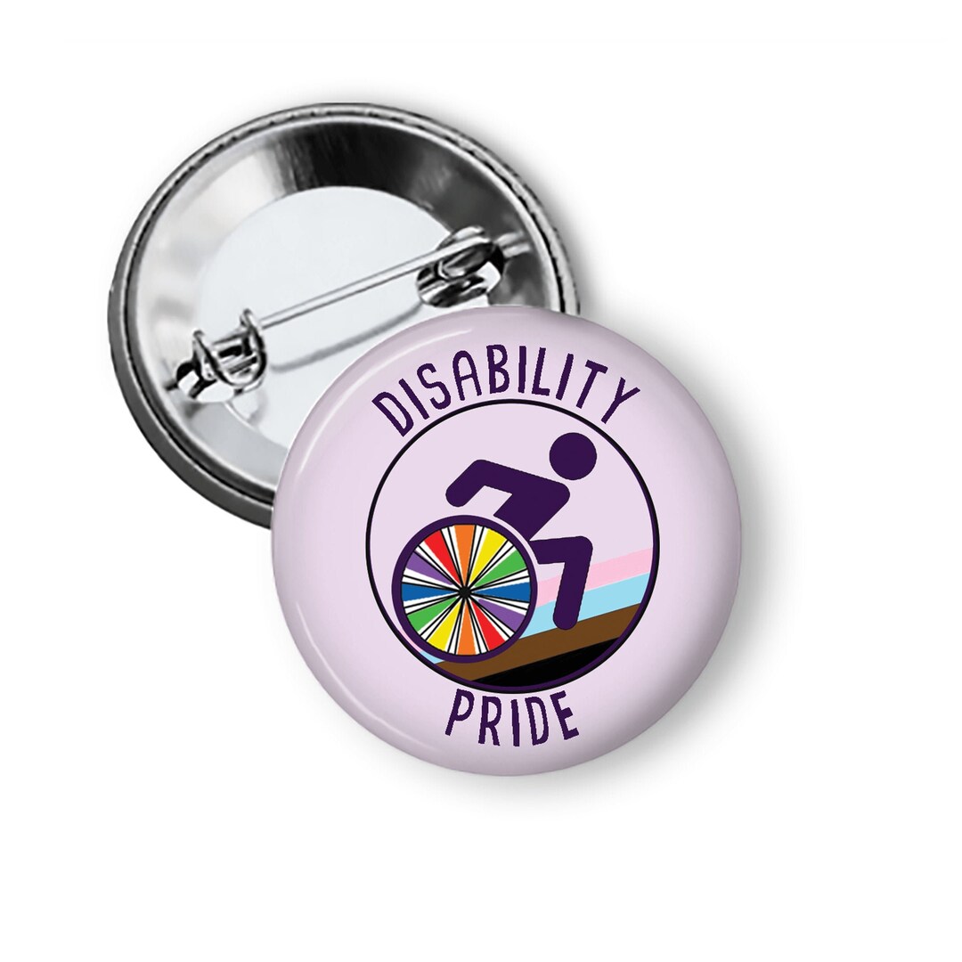 Disability Pride Pin Supporting LGBTQ Spoonies and LGBTQ With - Etsy