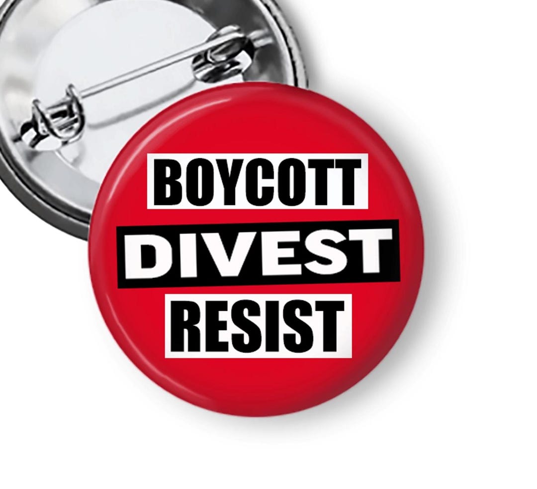 Anti Trump Pin Boycott Divest Resist Pins 50501 Pin Buttons Fridge ...