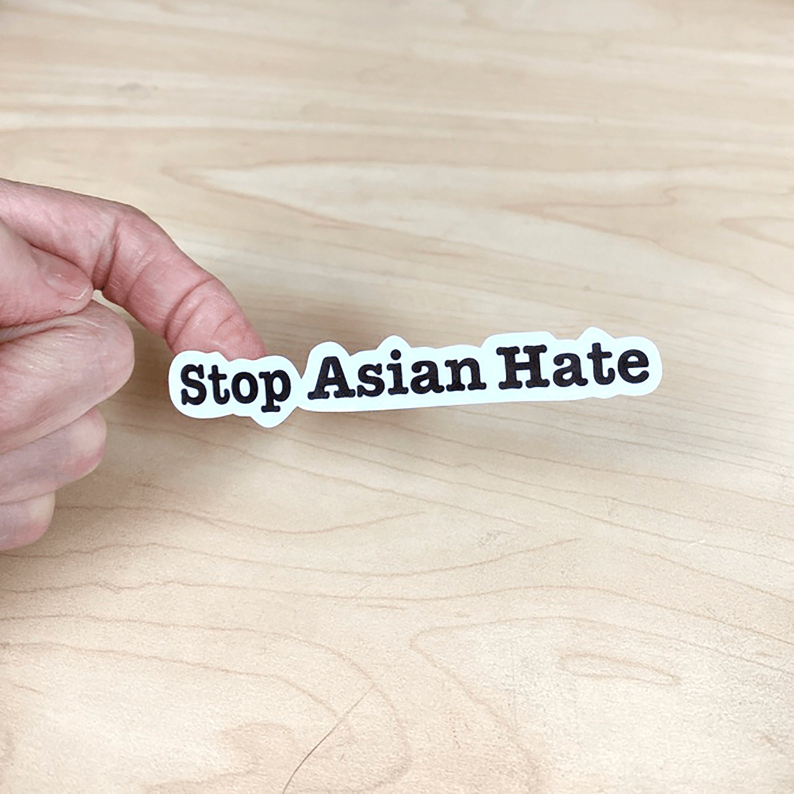 Stop Asian Hate Sticker Supporting Asian American and Pacific - Etsy UK