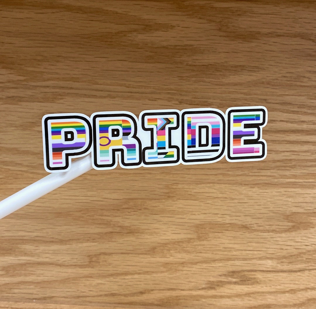 LGBTQIA Pride Flags Sticker Vinyl Waterproof Decal for Laptops Bottles ...