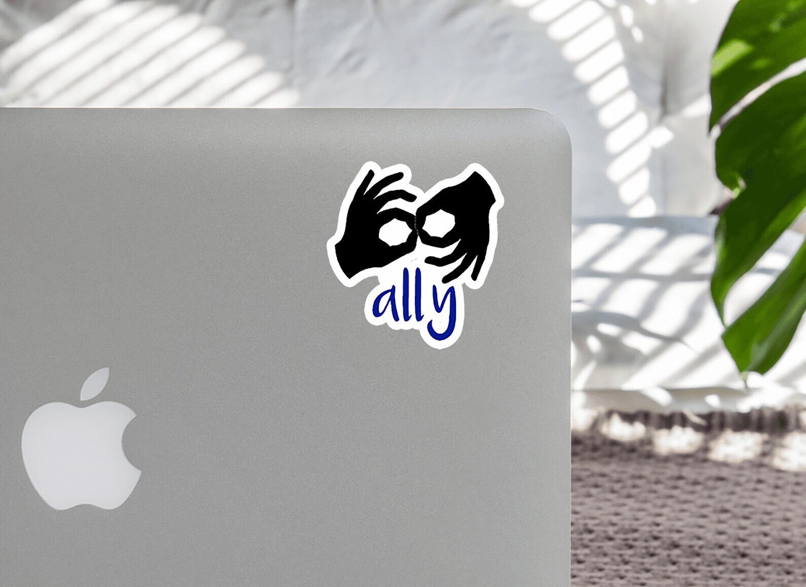 American Sign Language Ally Sticker for ASL Interpreters and - Etsy