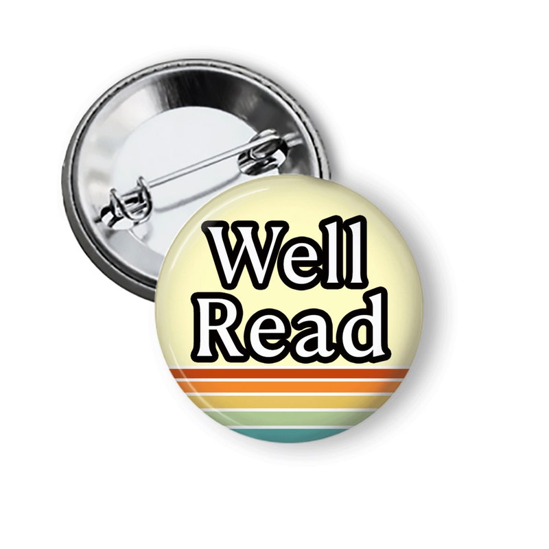 Library Buttons - Etsy