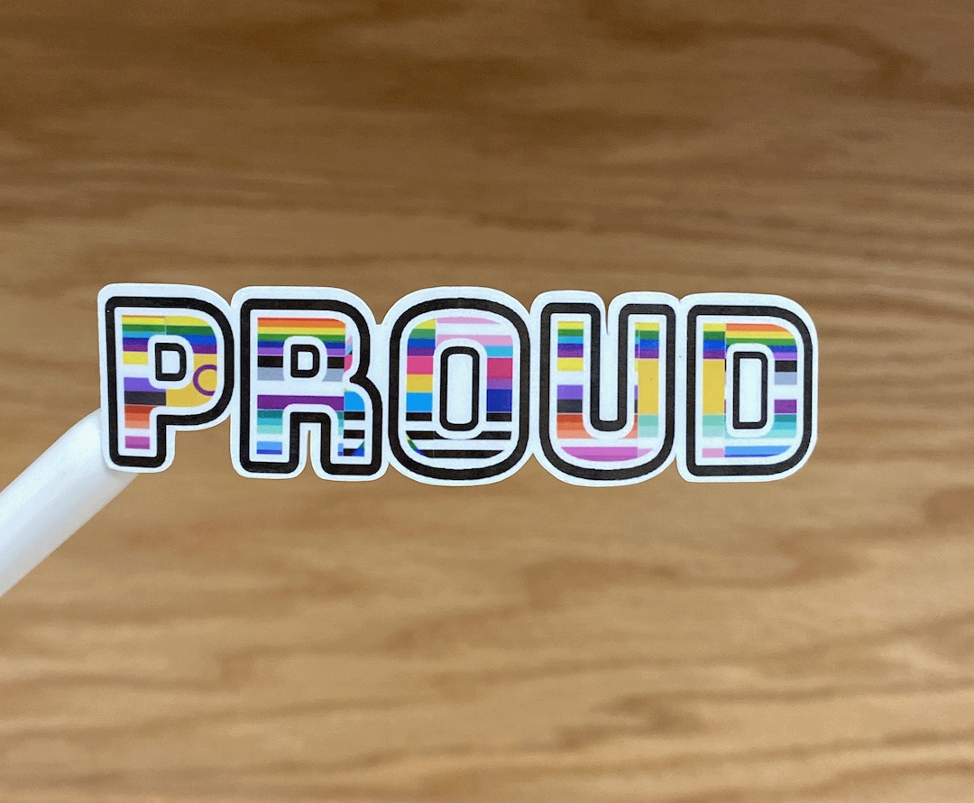 LGBTQIA Pride Flags Sticker Vinyl Waterproof Decal for Laptops Bottles ...