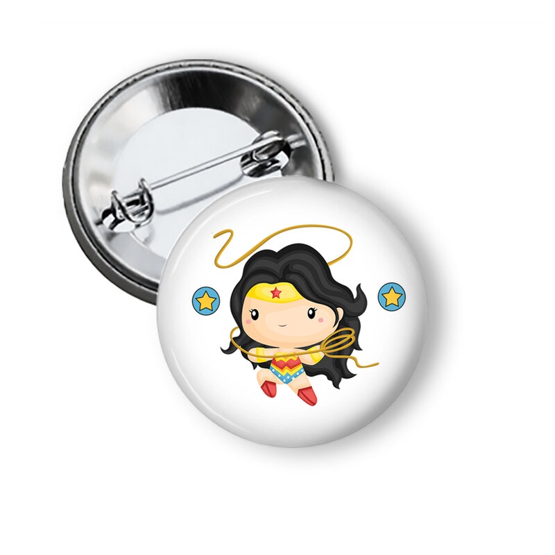 Superhero Button - Etsy