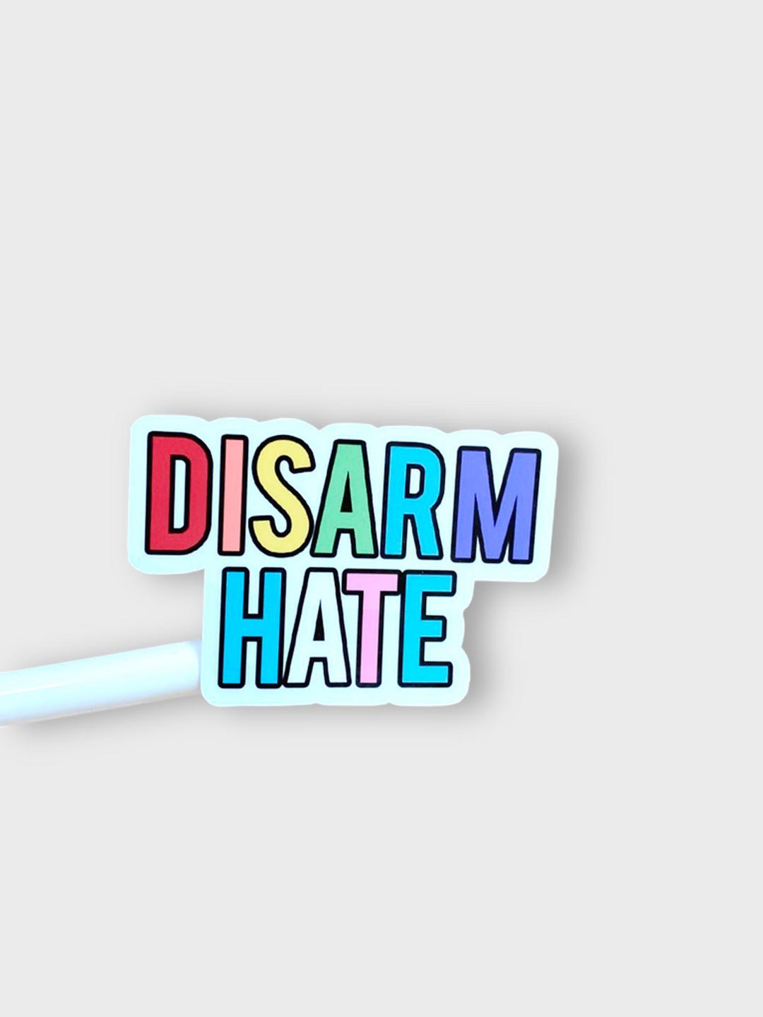 LGBTQIA Sticker Disarm Hate Decal for Laptops Phones Bottles S194 - Etsy