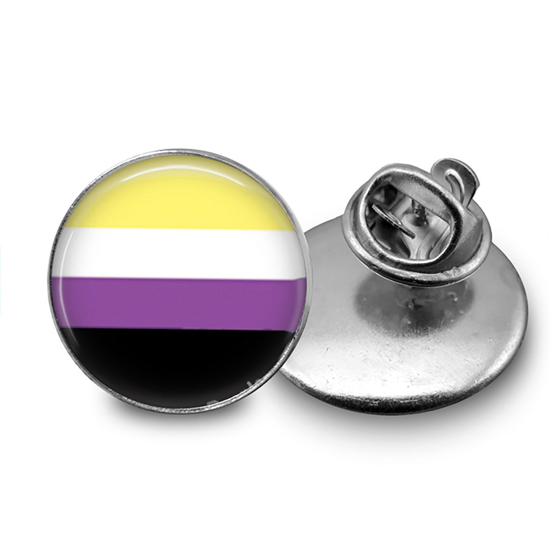 Gender Non-binary Pride Flag Lapel Pin - Etsy
