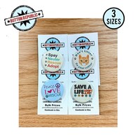 Dog Lover Pins (10 Pack), 1" or 1.5" or 2.25" Pin Back Buttons or ...