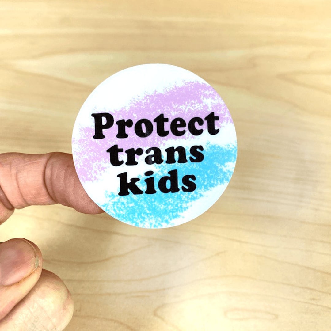Protect Trans Kids Sticker LGBTQIA Ally Decal for Laptops Bottles ...
