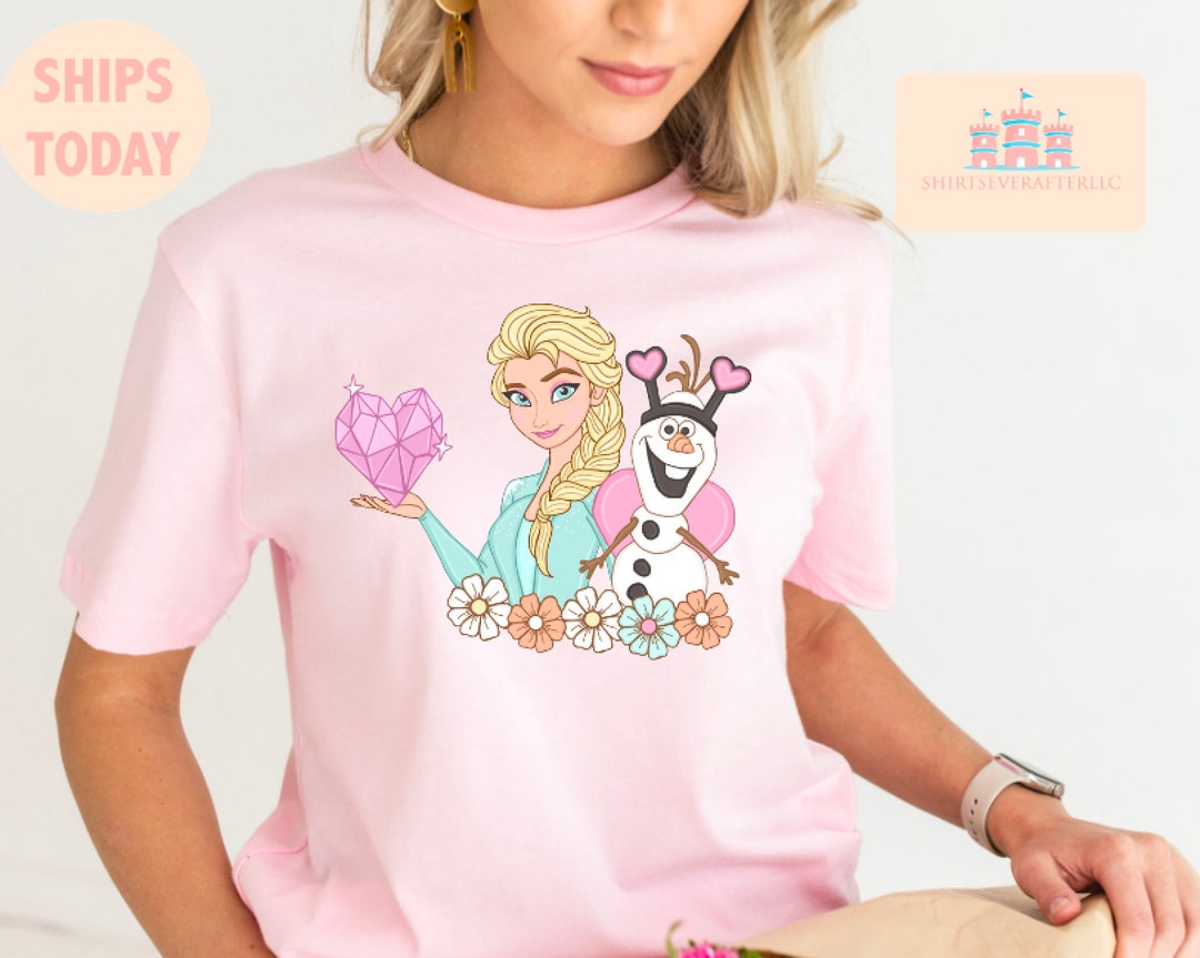 Women's Princess Elsa Shirt, Frozen Elsa Women's Shirt, Frozen Top ...