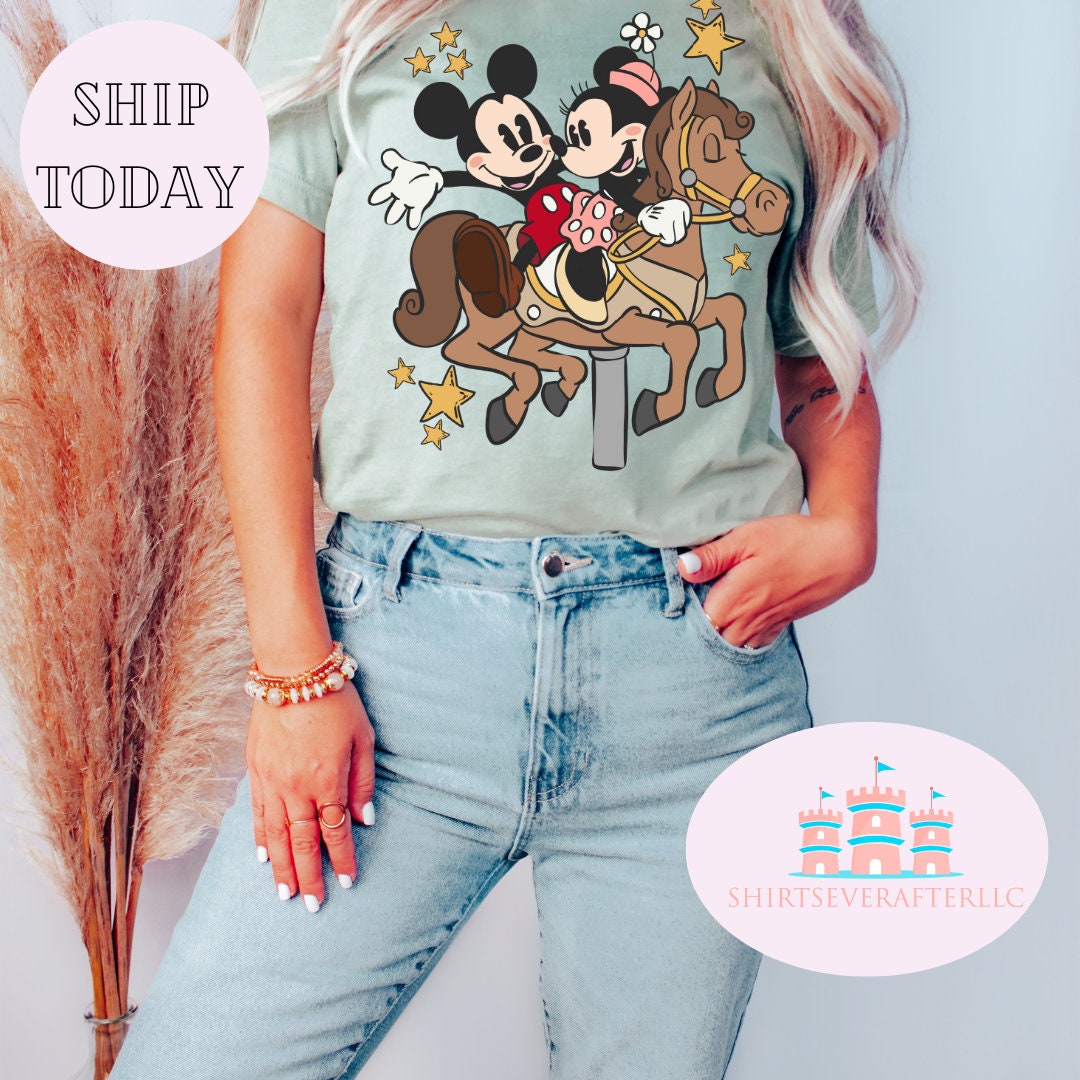Vintage Mickey and Minnie Shirt, Minnie Mouse Shirt, Disney Unisex ...