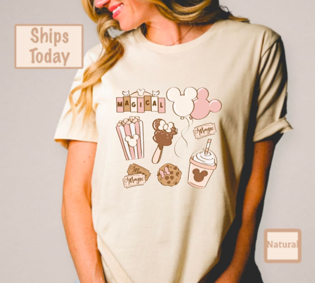 Magical Snacks Tshirt , Disney Family and Couple Tshirt, Disney Youth ...
