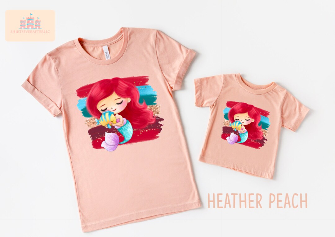 Ariel8, Women's Little Mermaid Shirt, Women's Little Mermaid Ariel ...
