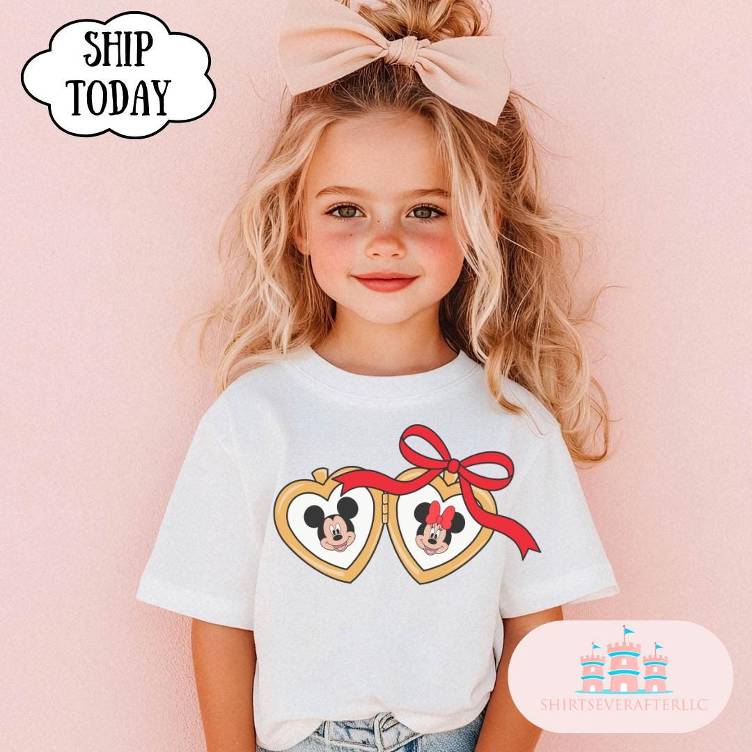 Disney Locket Coquette Pink Bow Shirt, Disneyland Disneyworld WDW ...