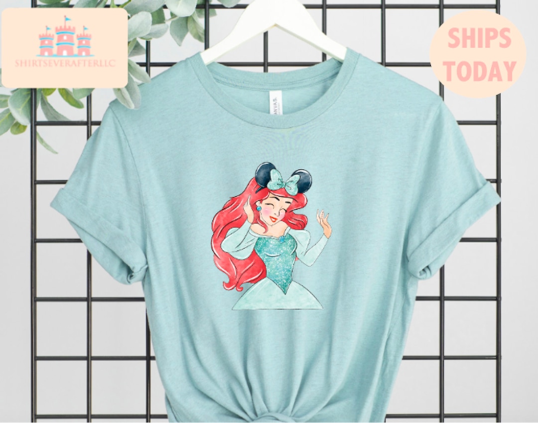 Ariel23, Women's Little Mermaid Shirt, Women's Little Mermaid Ariel ...