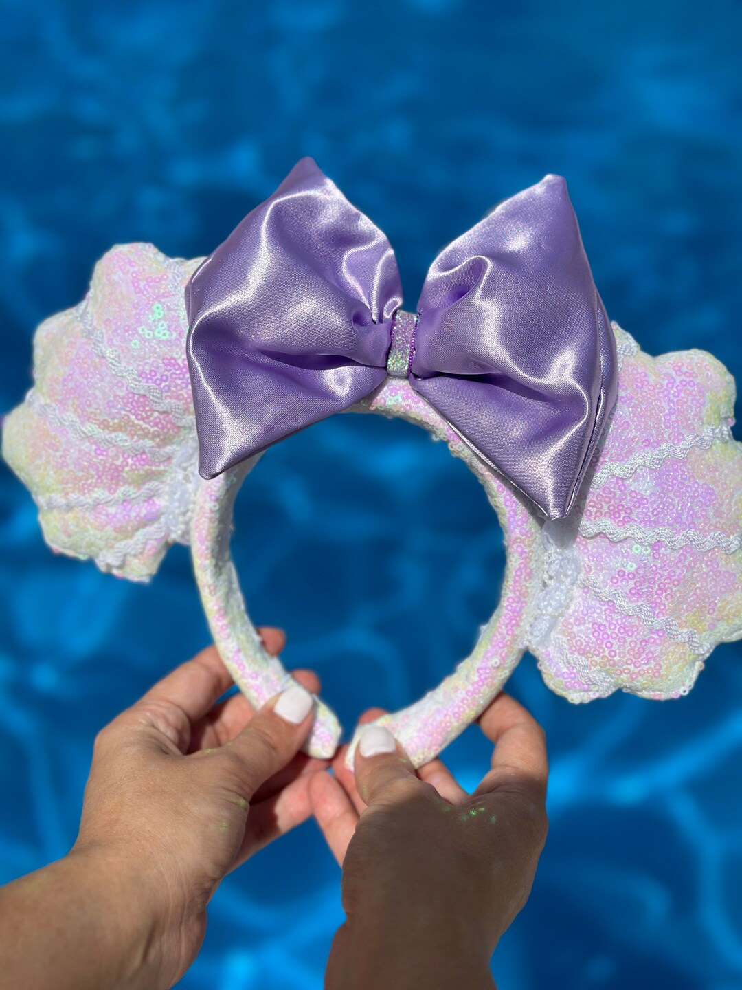 Mermaid Ears | Sea Shell Ears| Headband Mermaid Ears | Magic Kingdom ...