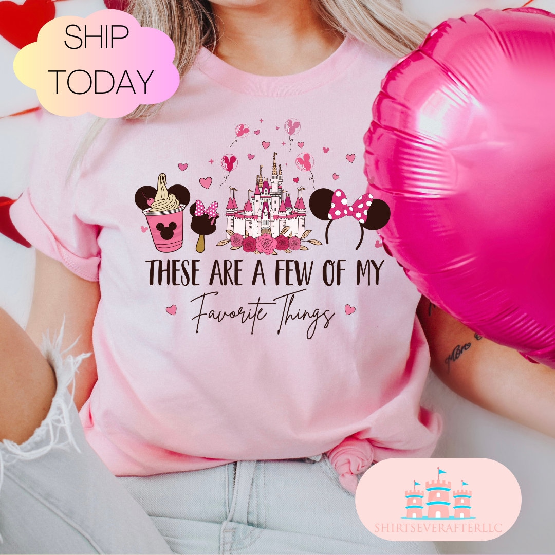Disney Favorite Things Shirt, Disney Valentine Day Snacks Shirt ...