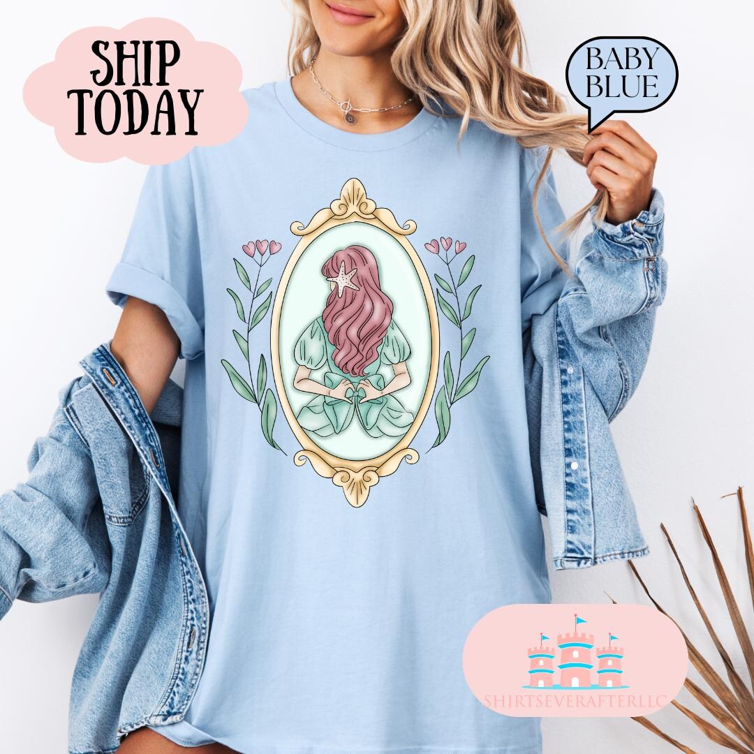 Ariel12, Women's Little Mermaid Shirt, Women's Little Mermaid Ariel ...