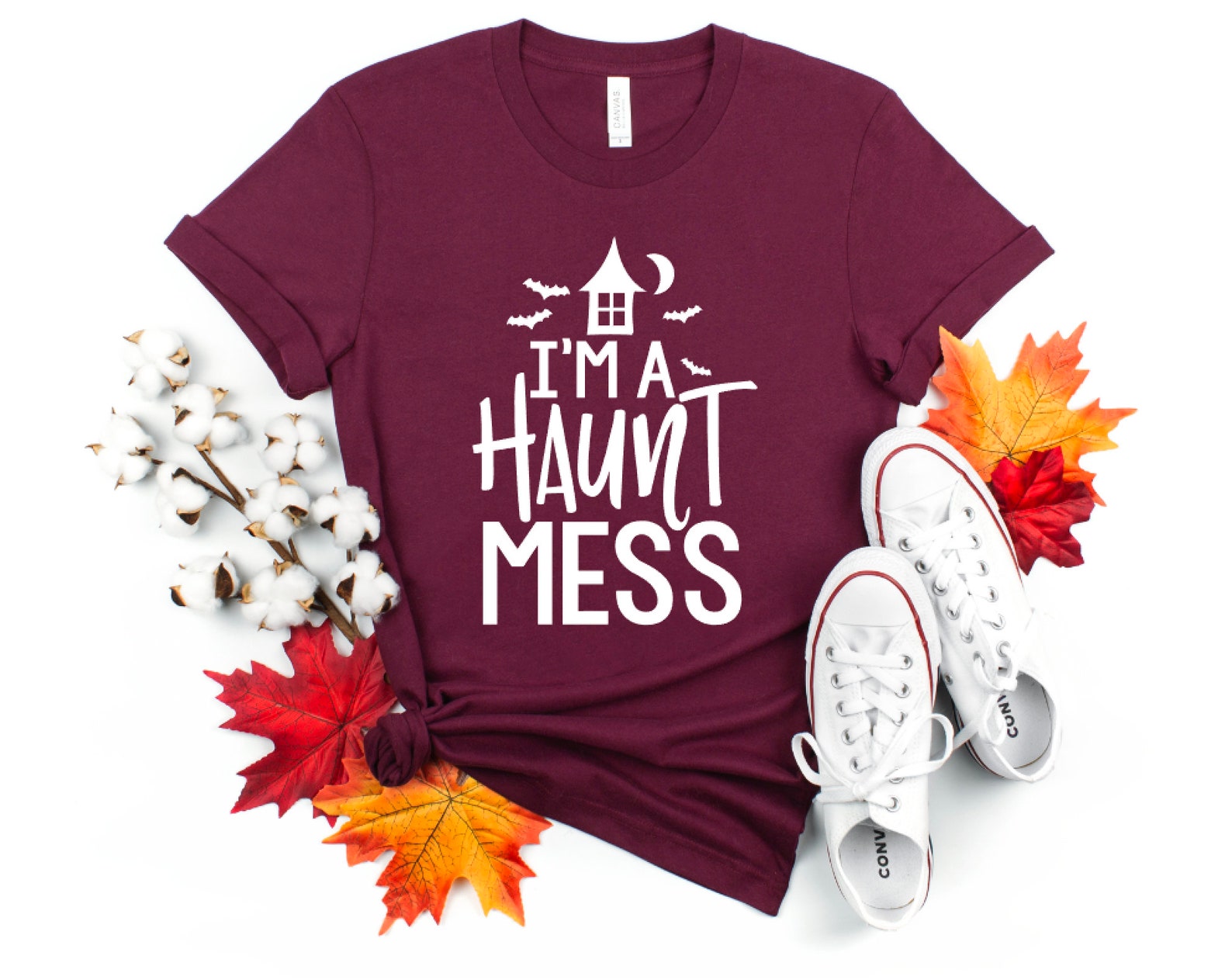 Im a Haunt Mess, Haunted Shirt, Women's Halloween Shirt - Womens Shirt ...