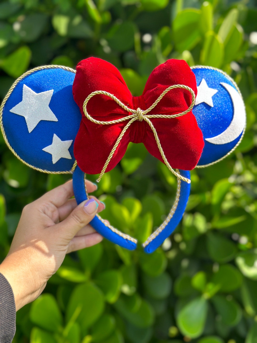 Fantasmic Headband, Fantasia Disney Ears, Sorcerer Mickey Ears, Mickey ...