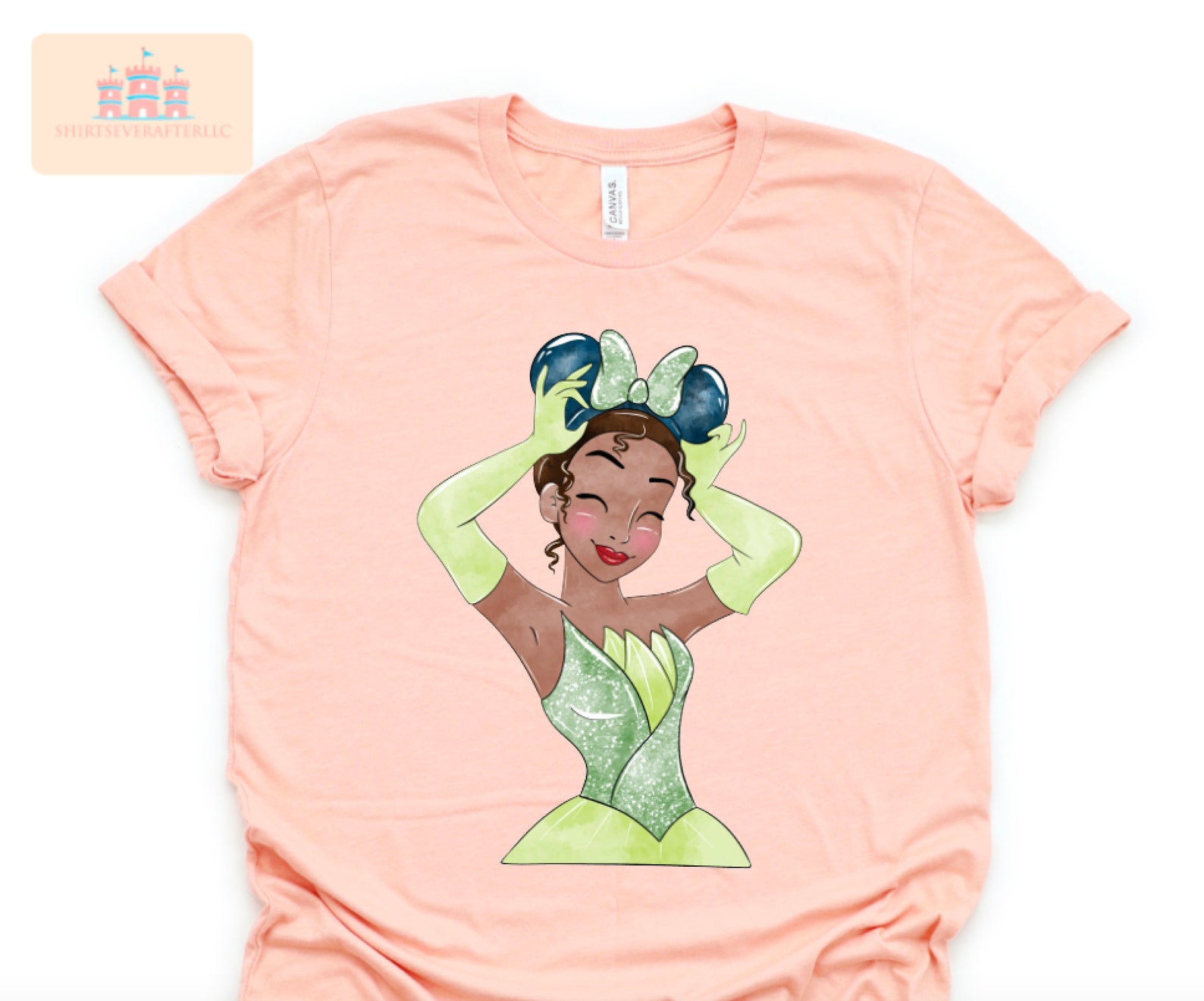 Tiana Shirt Princess Shirt Princess Outfit Princess - Etsy