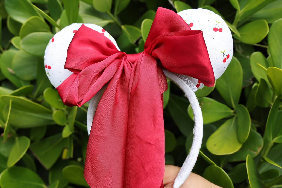 Cherry Headband Ears Cherries Red Ears Headband Epcot Ears Magic ...