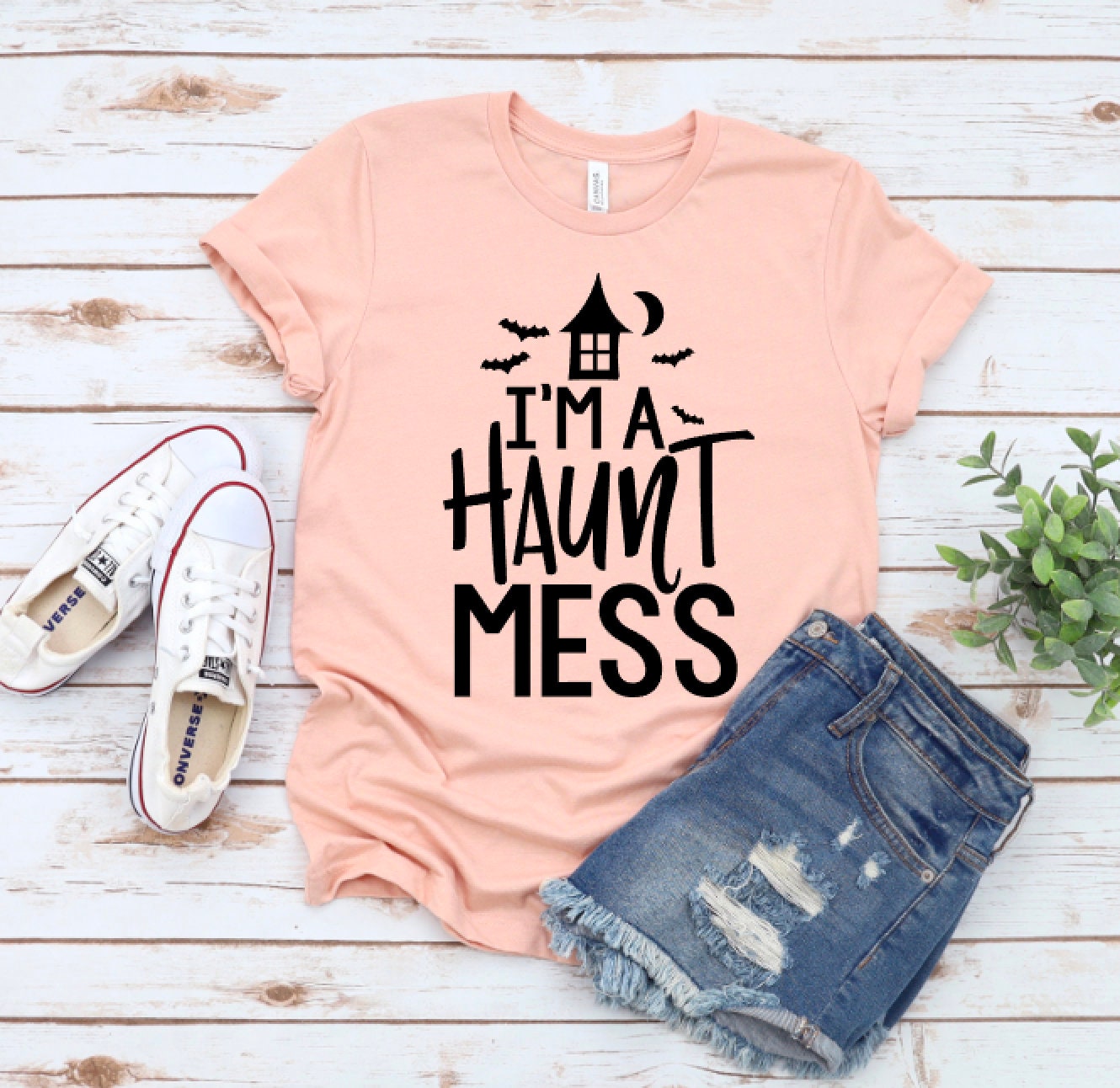 Im a Haunt Mess, Haunted Shirt, Women's Halloween Shirt - Womens Shirt ...