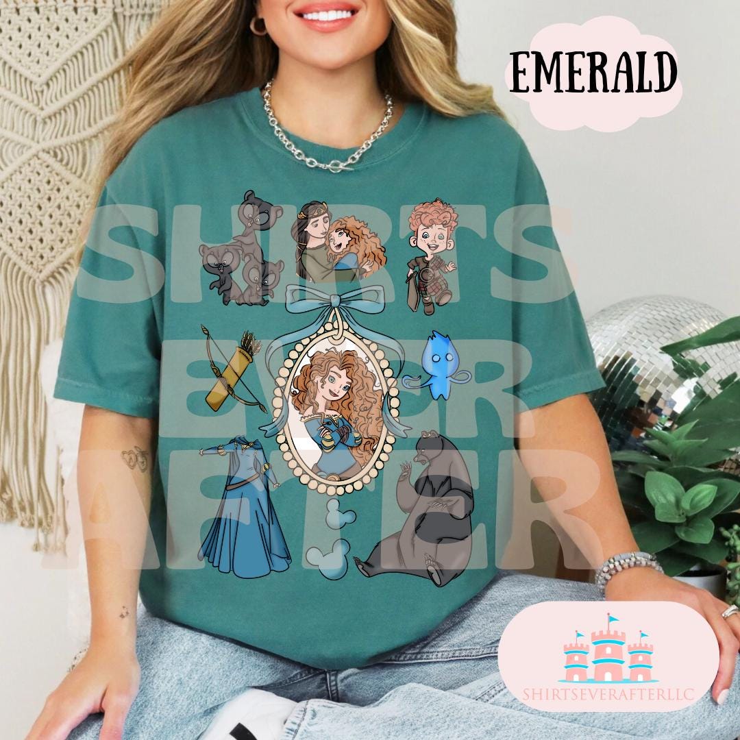 Comfort Color® Disney Merida Princess Shirts, Brave Merida Princess ...