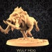 Wulf Hog (boar, Monster, Beast, Wildshape) - 3D Printed Role Playing ...