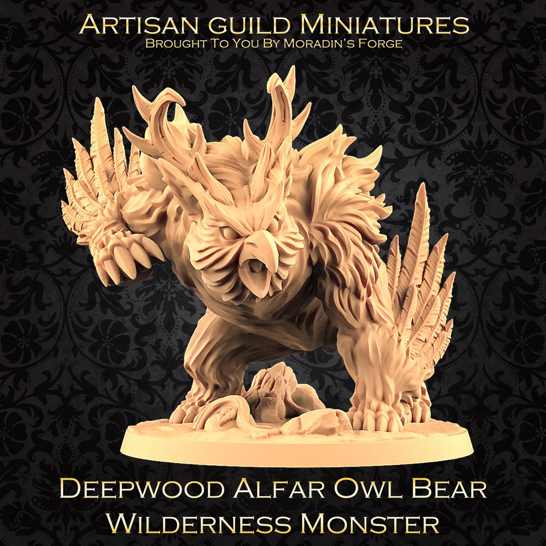 Deepwood Alfar Owlbear (monster, Beast, Animal, Wildshape, Polymorph ...