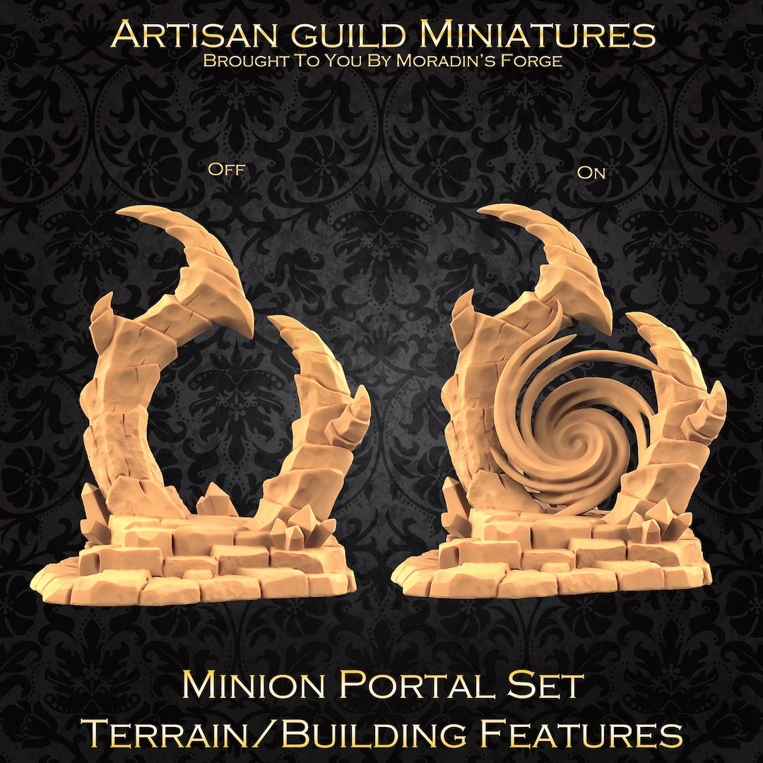 Minion Portal Active/inactive Set (prop, Terrain, Building) - 3D ...